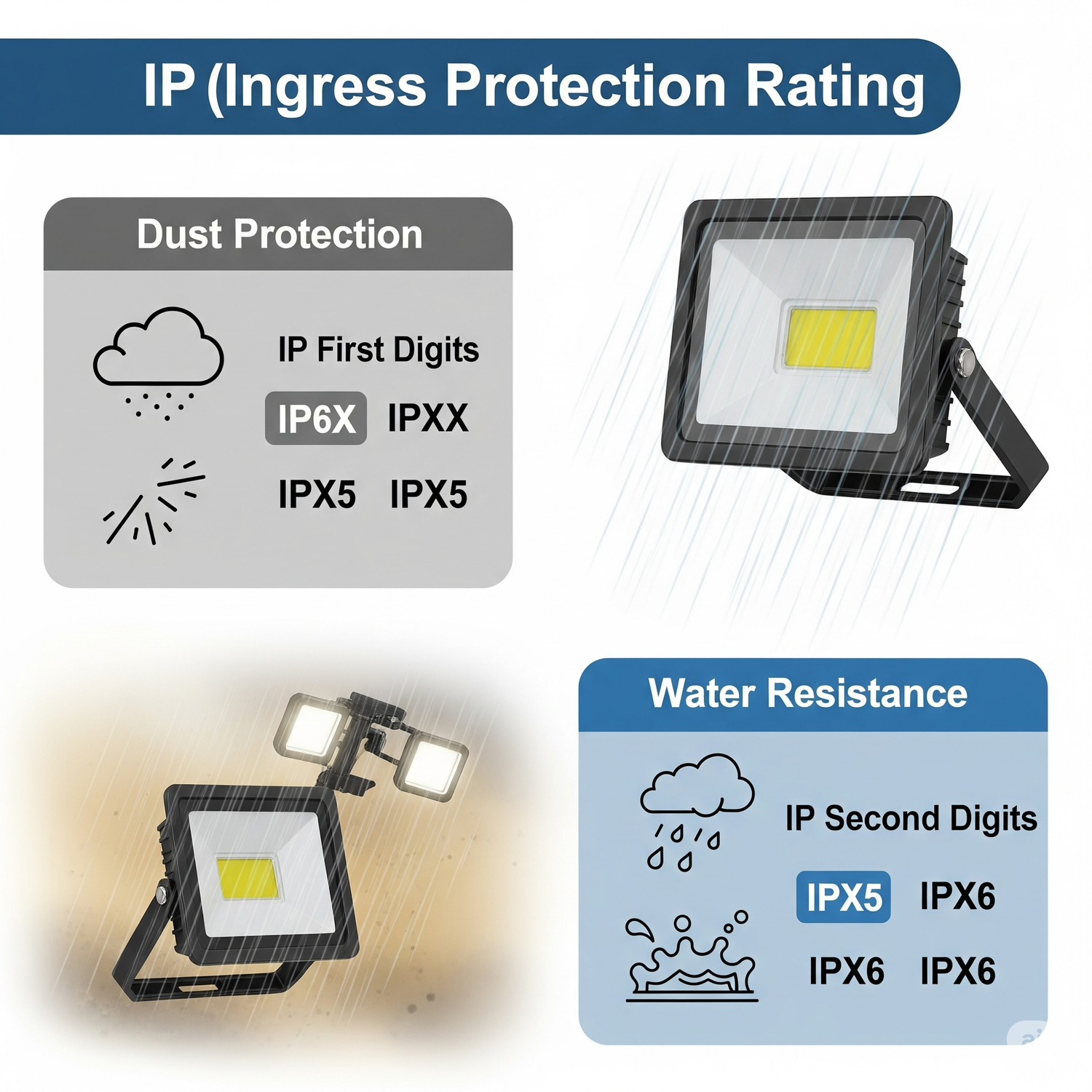 Understanding Ingress Protection (IP) Ratings for Solar Floodlights: E ...