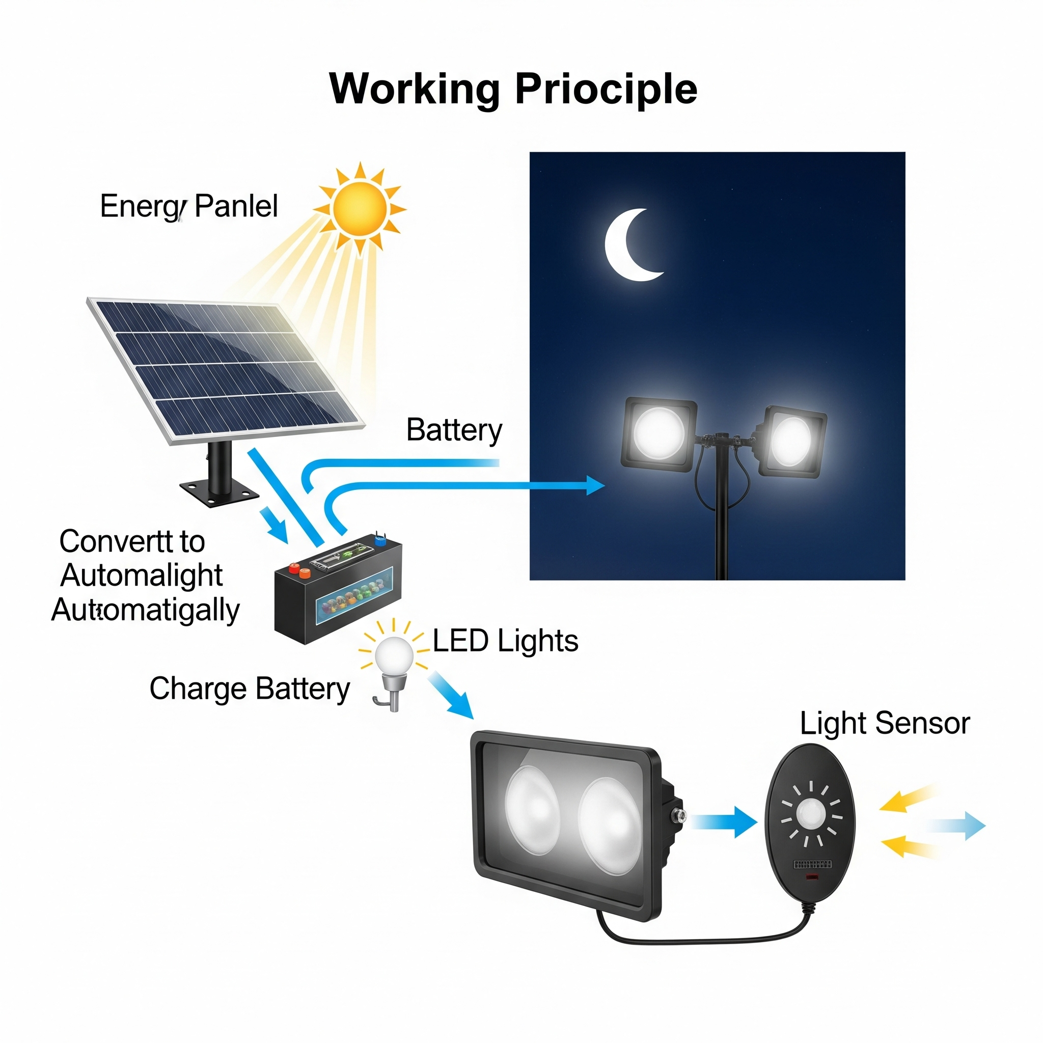 Understanding How Solar Floodlights Work: Illuminating Your Outdoor Sp ...