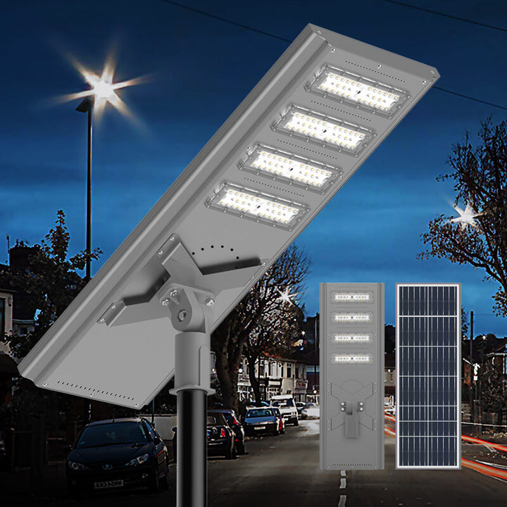 LANGY 200W Solar parking lots lights, dusk to dawn commercial solar ...