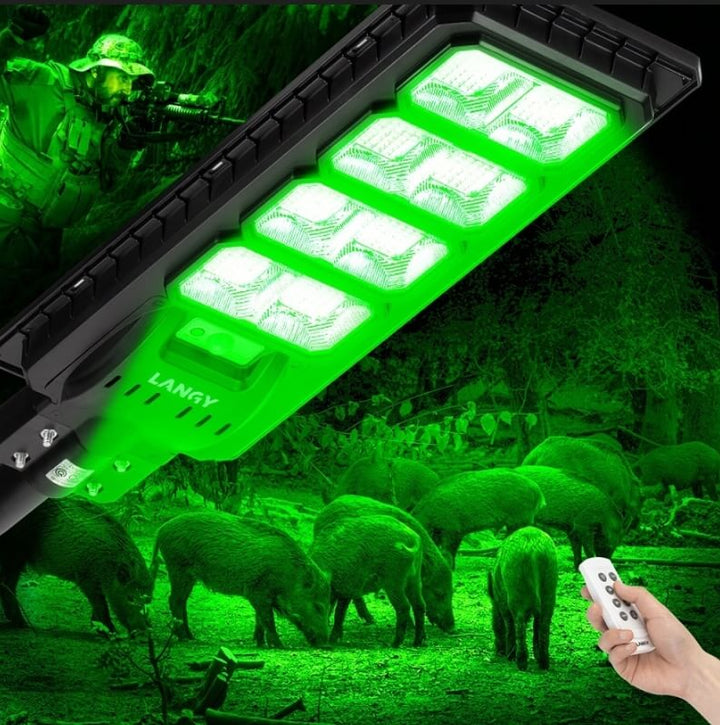 Green Hunting Lights for Hog Hunting | Solar-Powered Hog Lights - Langy ...